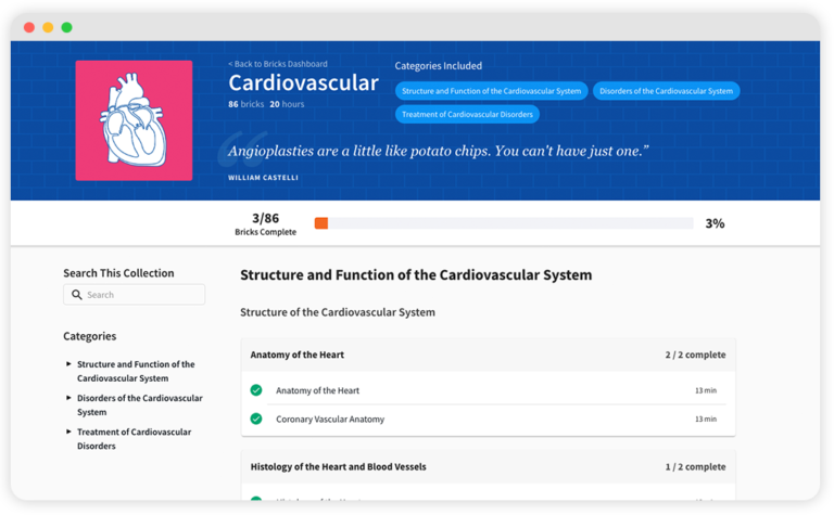 ScholarRx Bricks | Digital Learning Platform For Medical School